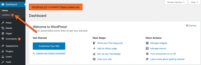 WordPress Dashboard > Updates – ChemiCloud Blog