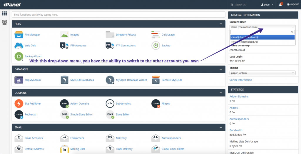 How to Access cPanel Accounts from WHM
