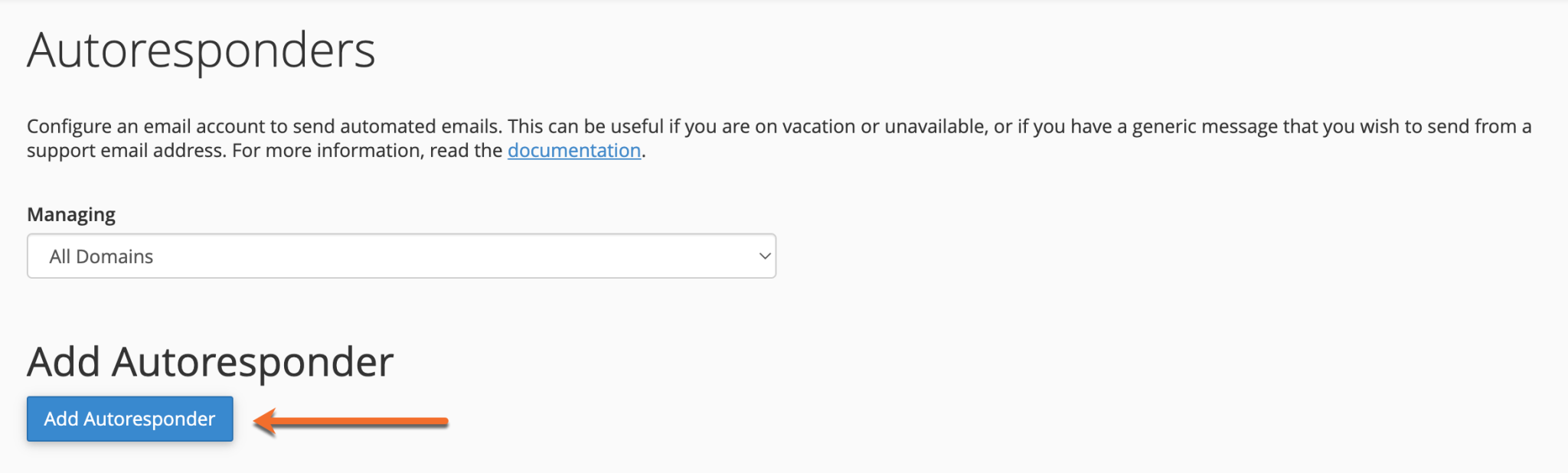 How to Create Email Autoresponders in cPanel - ChemiCloud KB