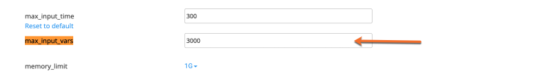 How to Increase the max_input_vars Limit in cPanel