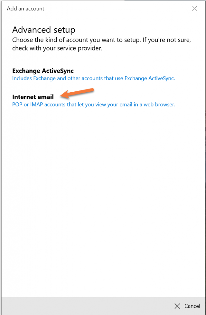 How to Setup a POP3 Email Account in Windows 10 Mail