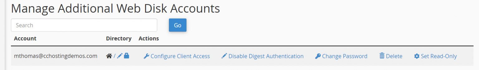 How to Configure and Manage WebDAV Web Disks in cPanel