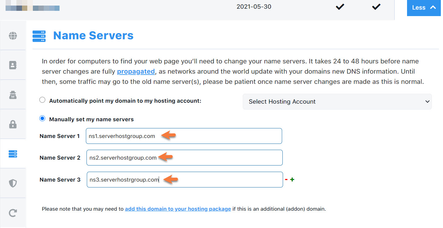 How to Quickly Change HostGator Nameservers