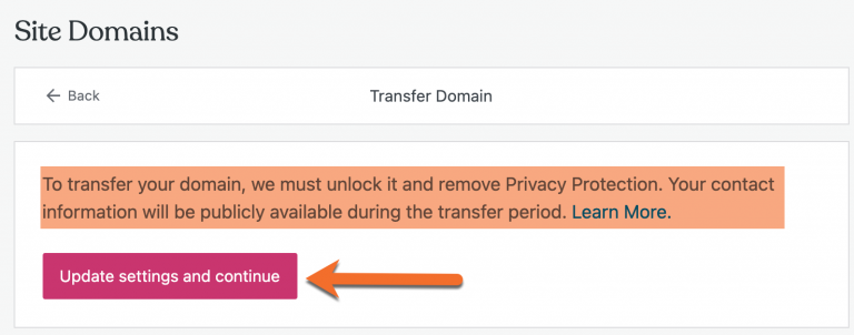 How To Transfer A Domain From WordPress.com
