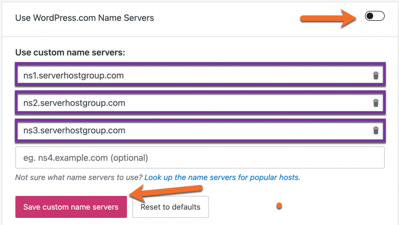 How to Quickly Change WordPress.com Nameservers