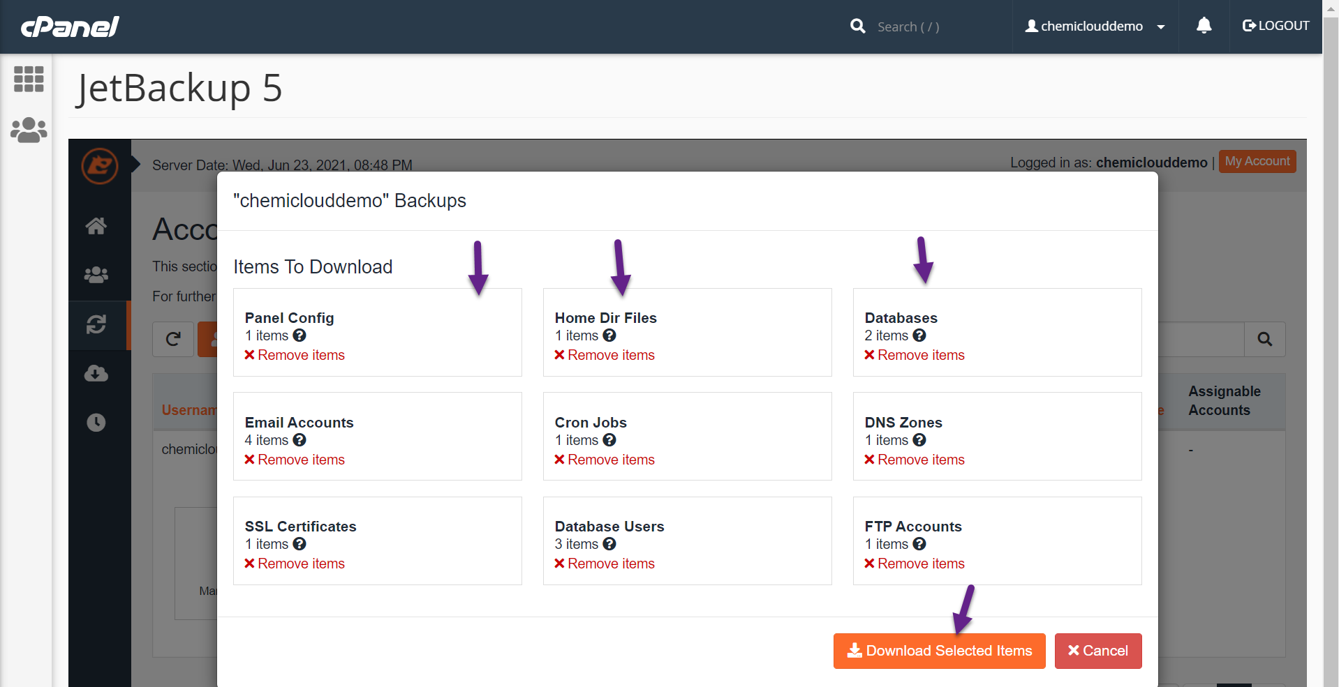 How to Restore Backups Using JetBackup 5 in cPanel