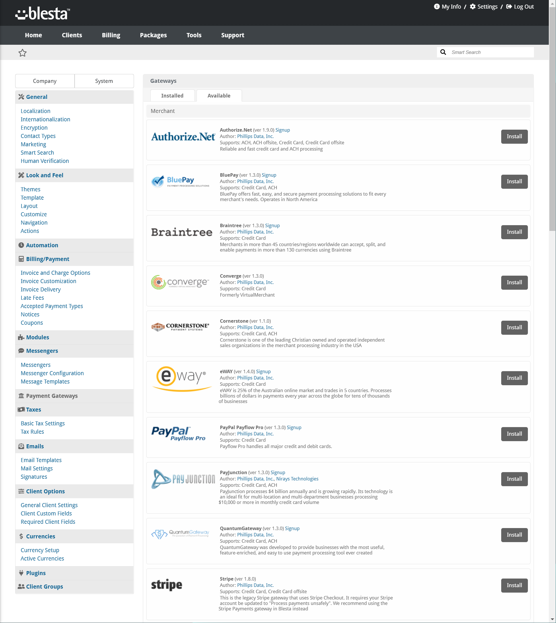 How to Configure the General Settings in Blesta