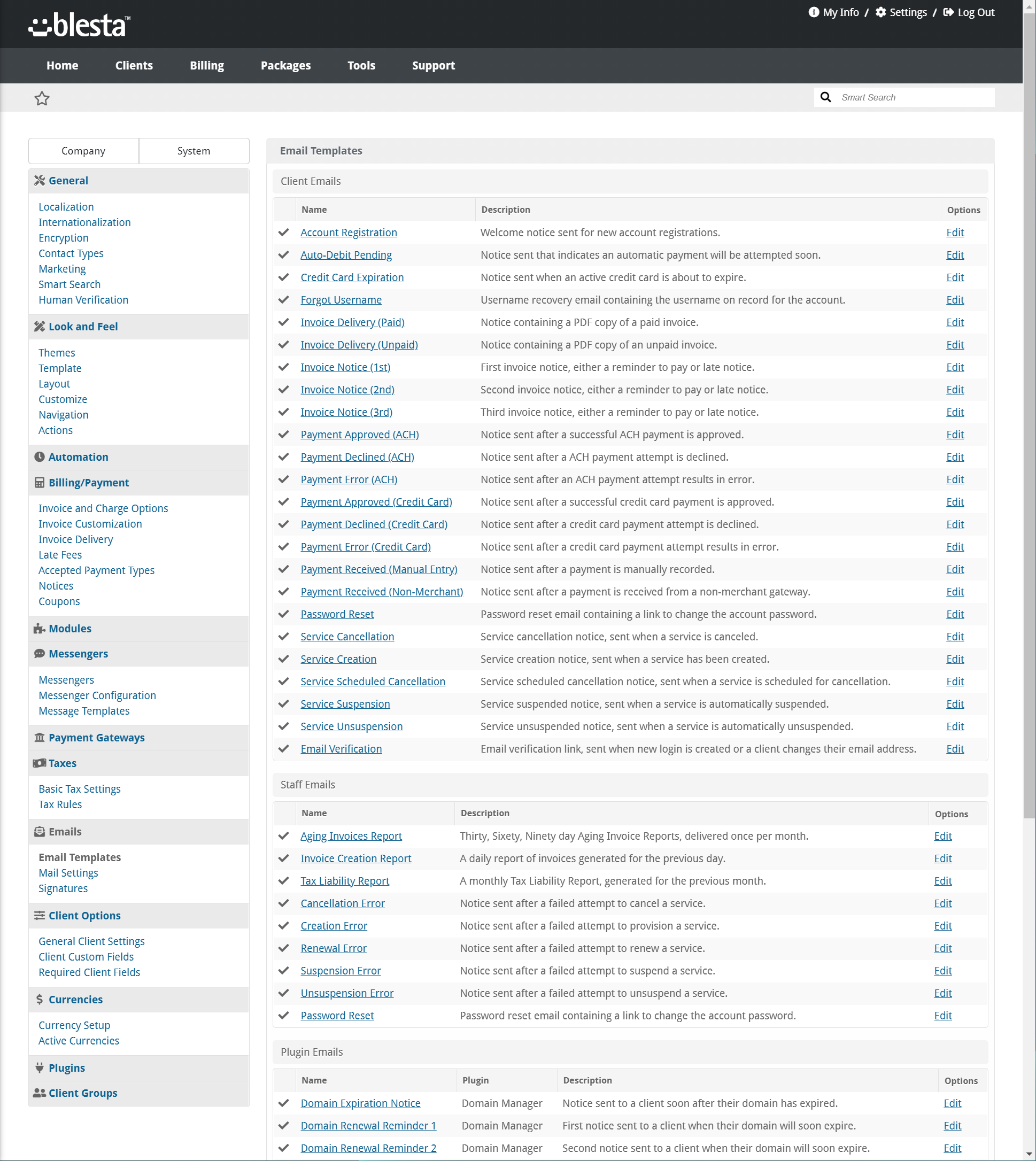 How to Configure the General Settings in Blesta