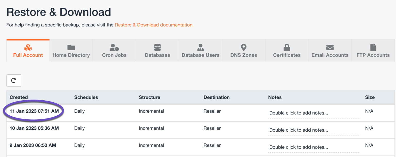 How To Restore Backups Using Jetbackup 5 In Cpanel