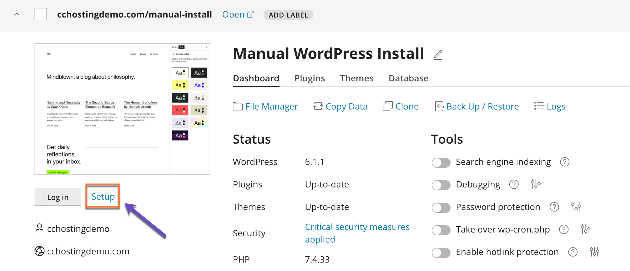 How to Change the WordPress Administrator Password Using WordPress Toolkit