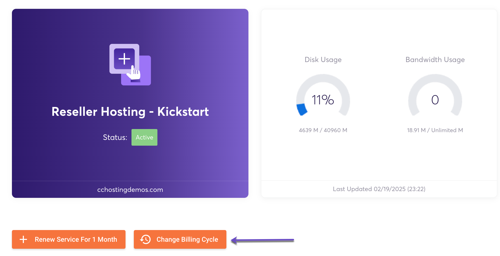 How to Change the Billing Cycle for Your Hosting Service
