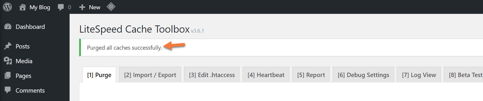 How to Clear LiteSpeed Cache in WordPress