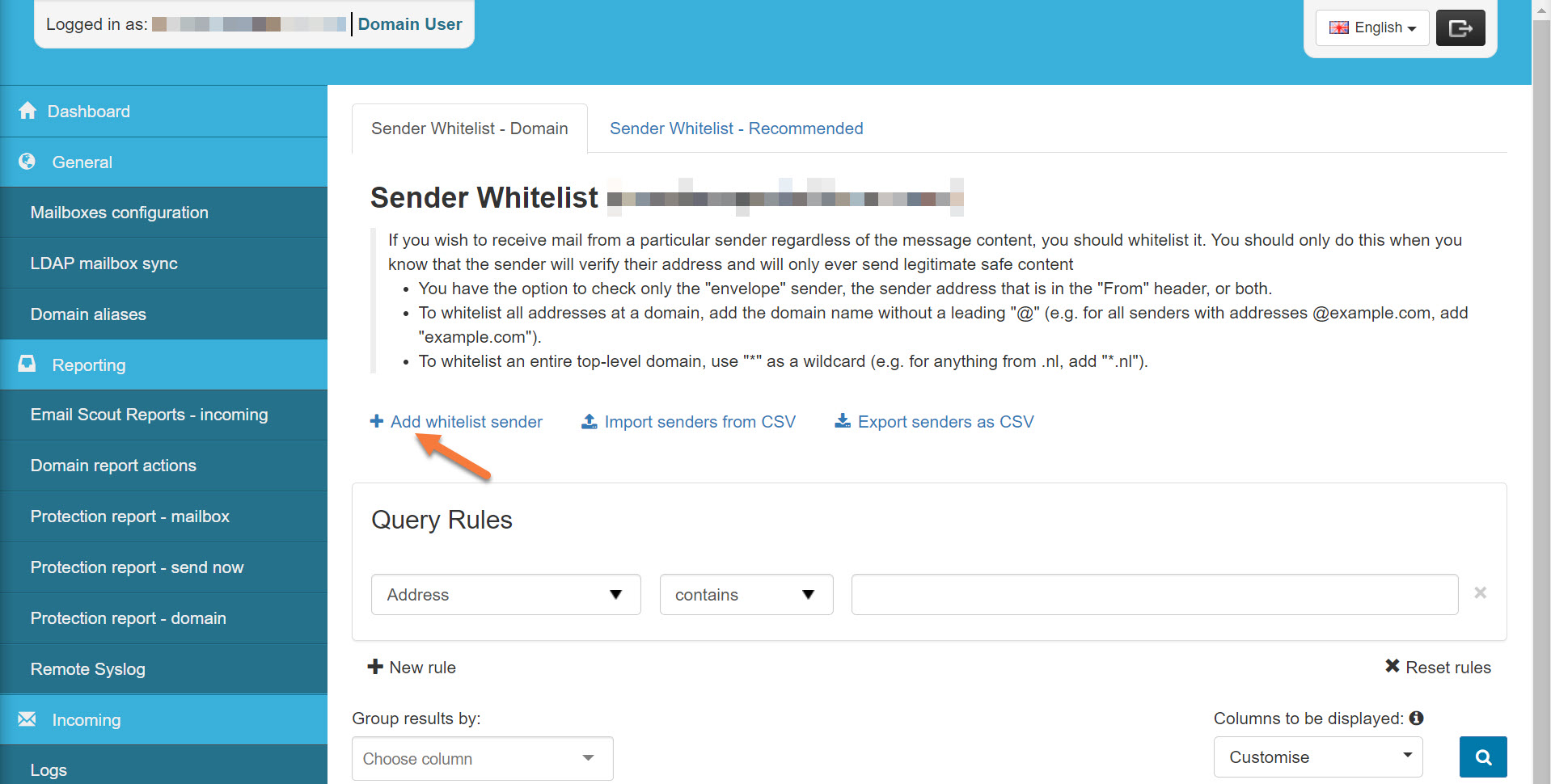 How to Whitelist or Blacklist a Sender in SpamExperts