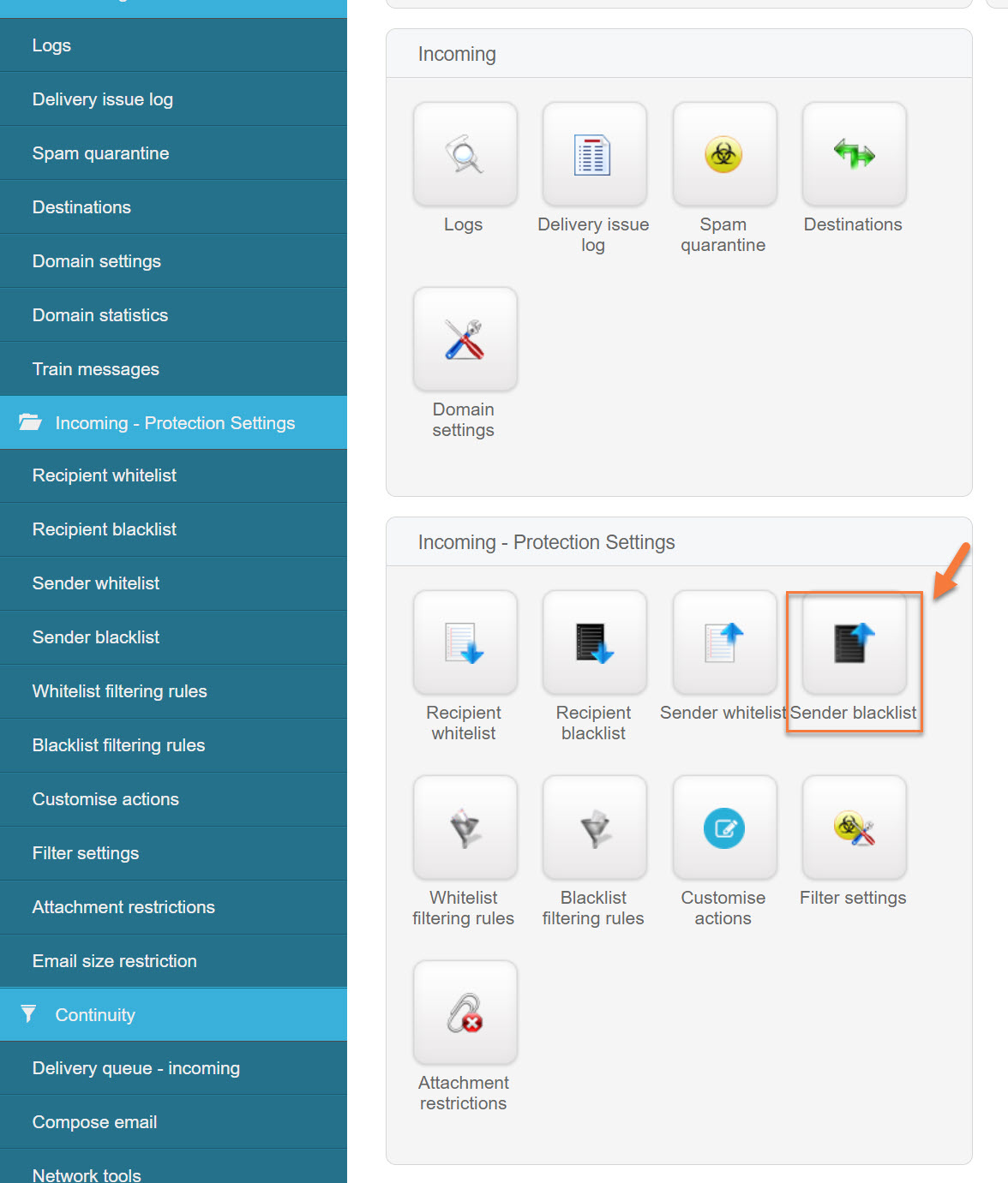 How to Whitelist or Blacklist a Sender in SpamExperts