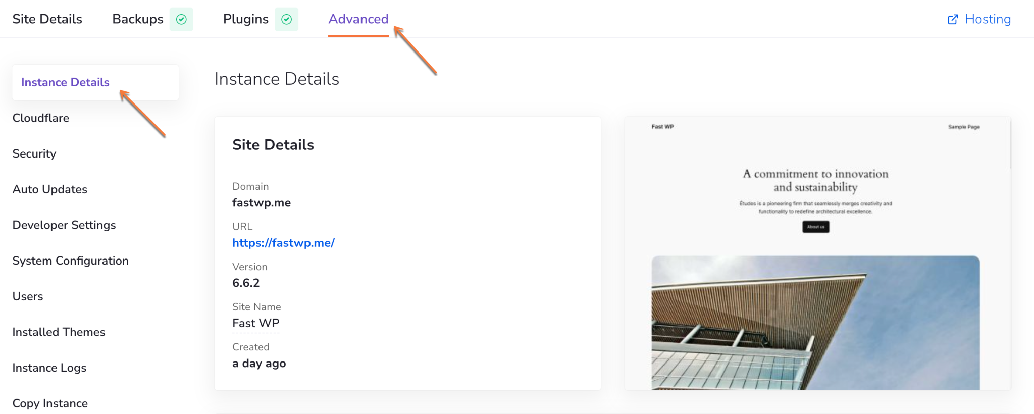 How Manage your WordPress Instance Using the WordPress Manager
